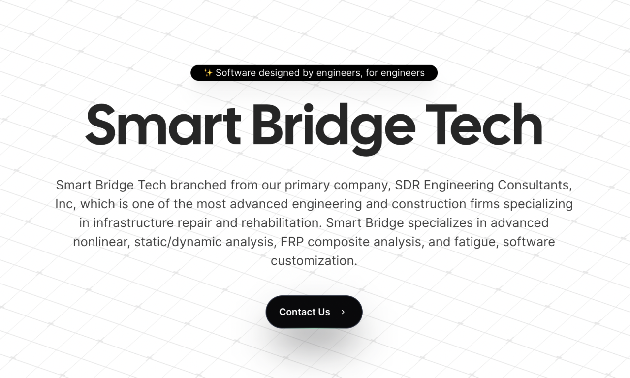 Smartbridge - Software designed by engineers, for engineers.